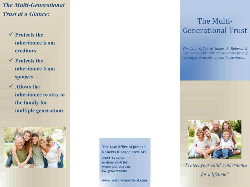 Our Free Pamphlet Introduces the Benefits of Creating a Multi ...